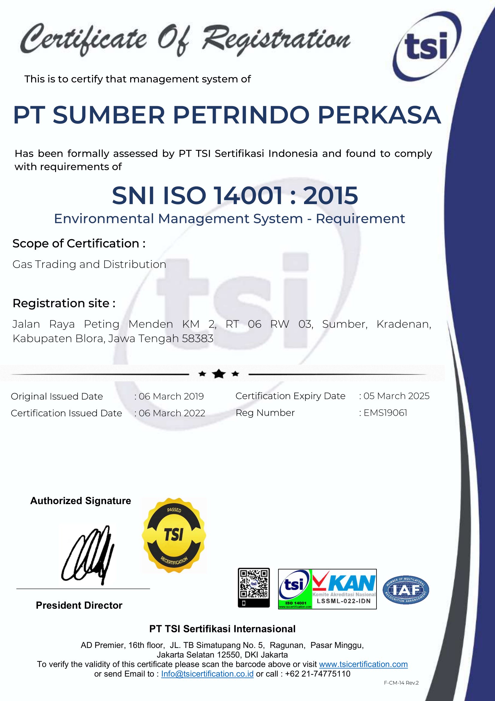 EMS19061 PT SUMBER PETRINDO PERKASA