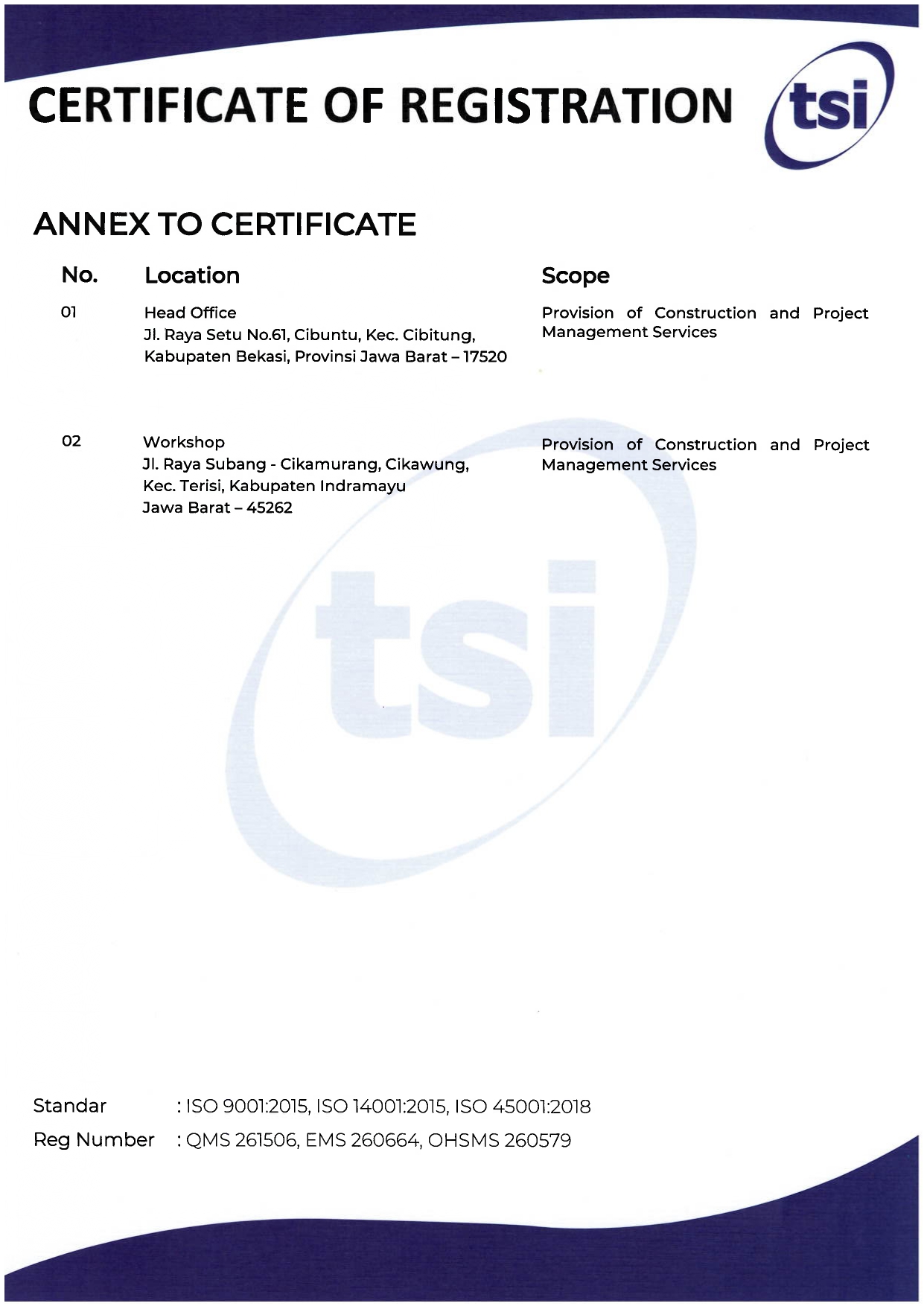 EMS260664 PT TRIMULIA BANGUN PERSADA